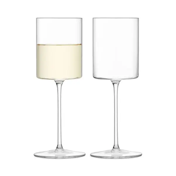 LSA Otis White Wine Glass, Set Of 2 - Clear