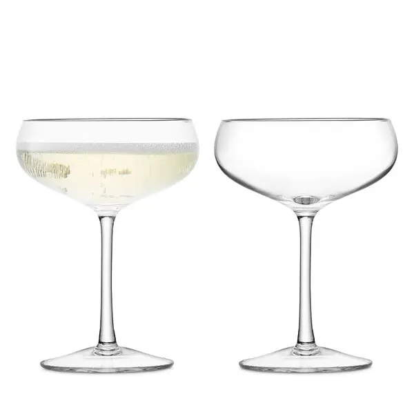 LSA Wine 7-oz. Champagne Saucer, Set Of 2 - Clear