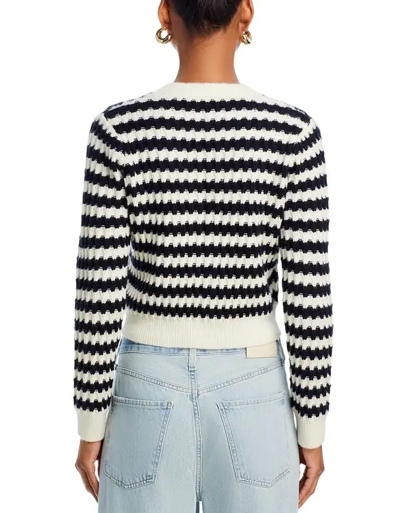 Line & Dot Laurel Cropped Knit Cardigan