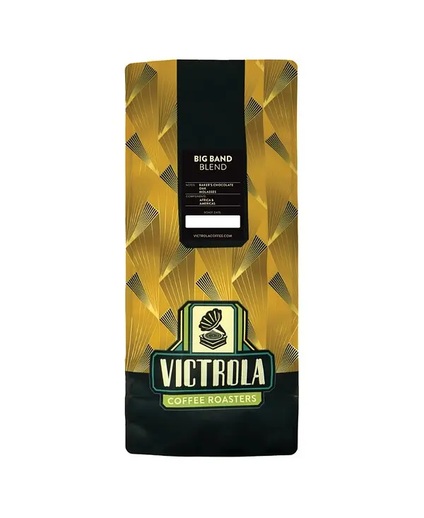 GOCOFFEEGO Victrola Big Band Blend French Roast- Bulk 5 Pound Bag - Brown