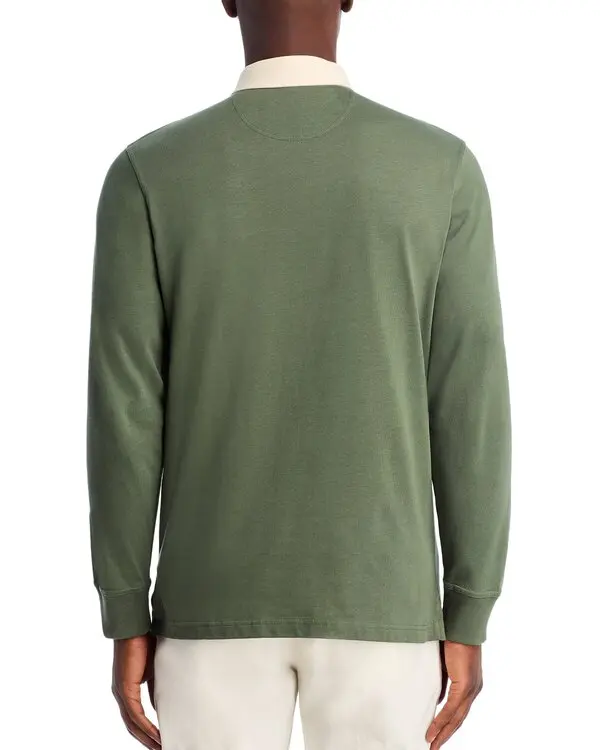 Barbour Howtown Long Sleeve Rugby Shirt Thyme Editorialist