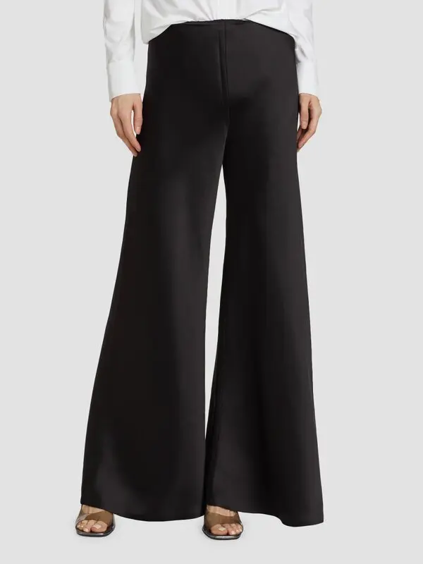 Norma Kamali Bias Satin Elephant Pants