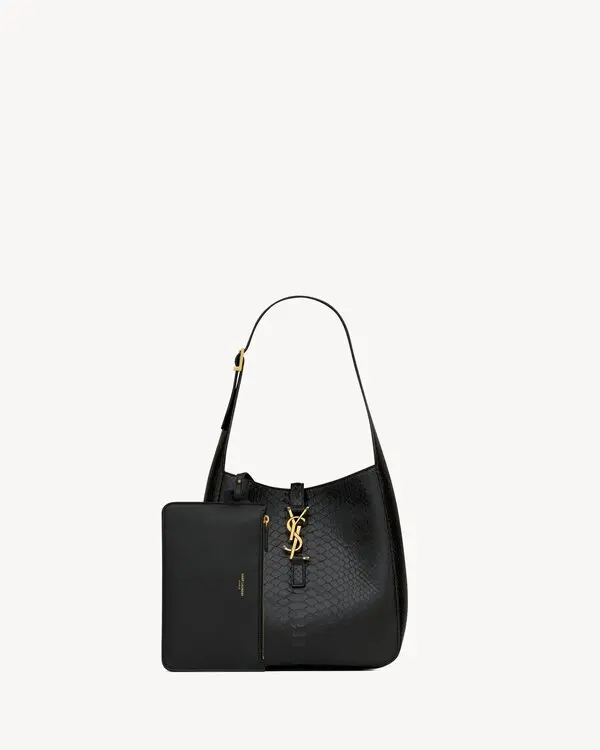 Saint Laurent Le 5 à 7 Small Supple Bag - Black | Editorialist