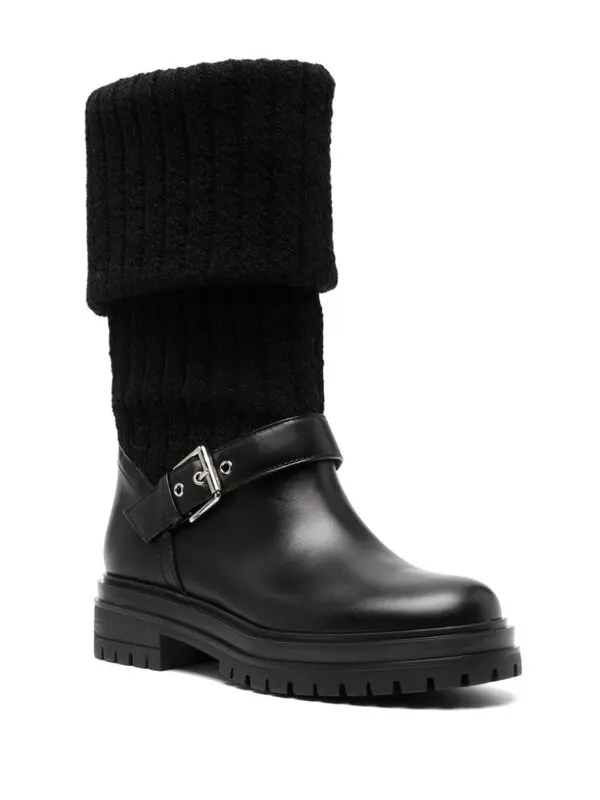 GIANVITO ROSSI Buckle-detail Boots - Black