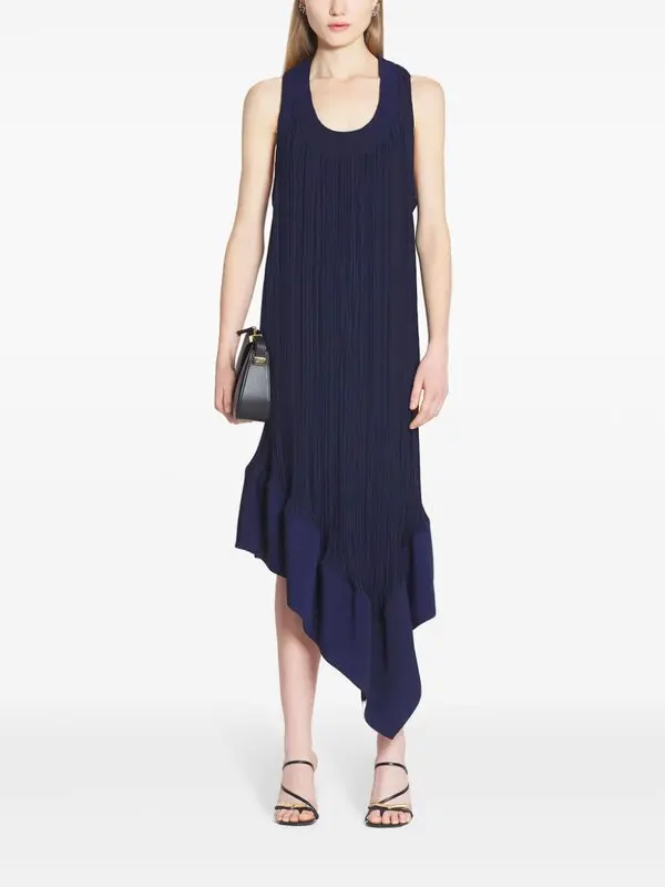 LANVIN Pleated Midi Dress