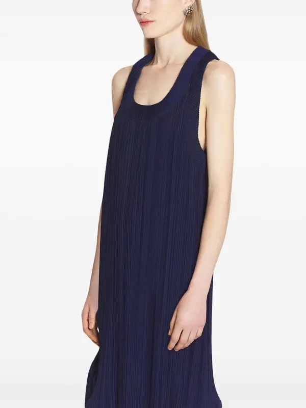 LANVIN Pleated Midi Dress