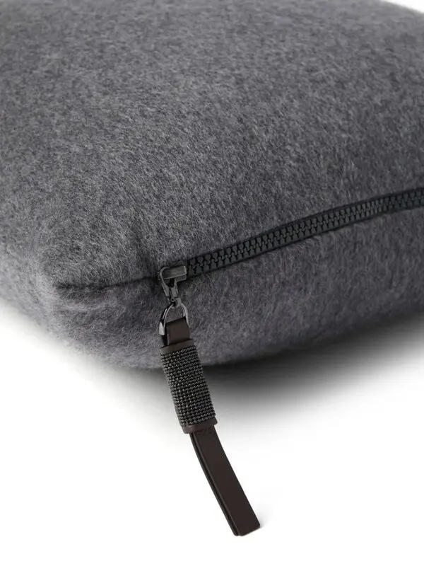 Brunello Cucinelli Cashmere Pillow - Grey