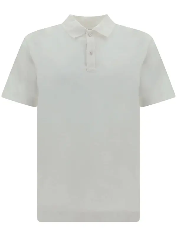 Paul & Shark Garment-dyed Cotton Polo Shirt - White