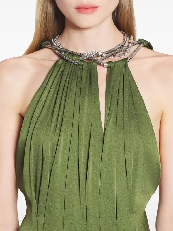 lanvin green dress Long Velvet Strapless Prom Dress with Gloves -PromGirl Burgundy / XLarge main image 1