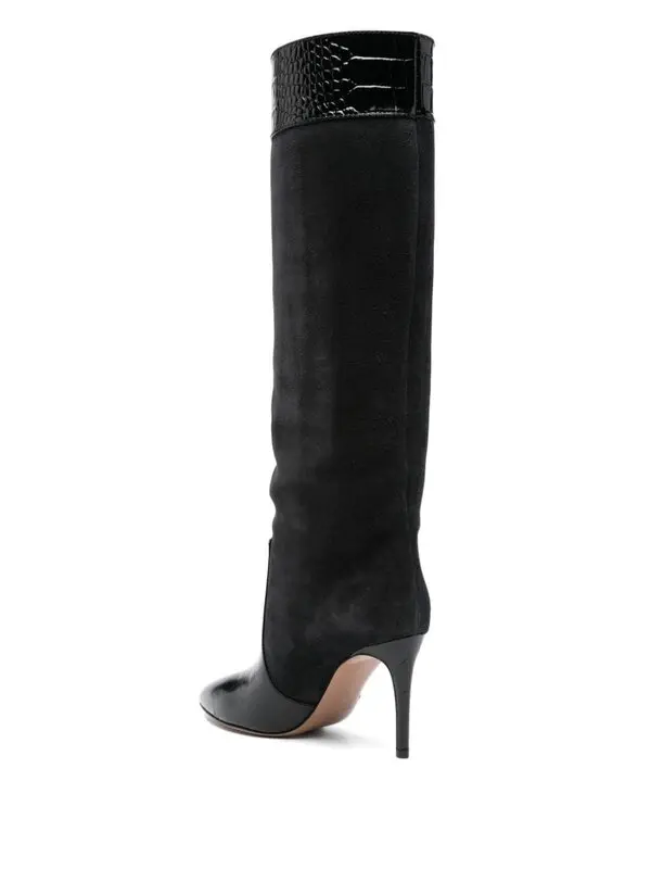 Paris Texas 85mm Crocodile-effect Boots