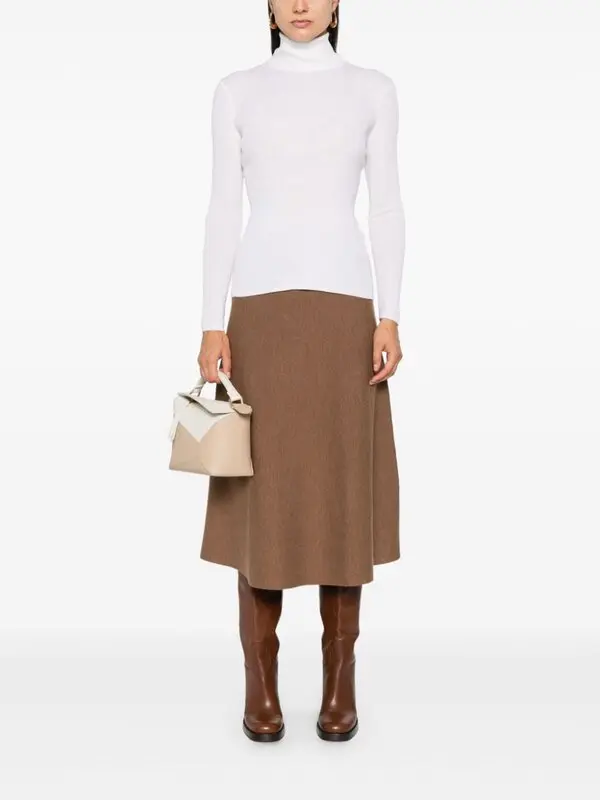 P.a.r.o.s.h Ribbed Wool Sweater - White