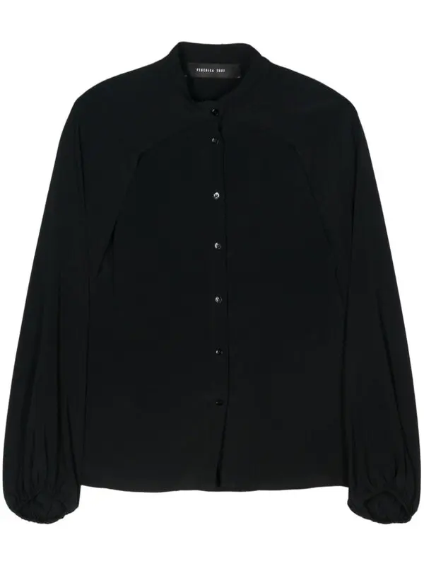 Federica Tosi Crepe Shirt - Black