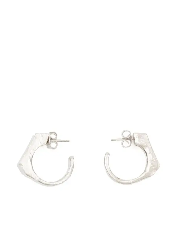 MAISON MARGIELA Numbers-motif Hoop Earrings