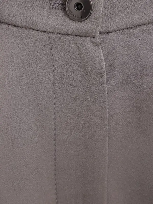 Brunello Cucinelli Wide-leg Cady-satin Trousers