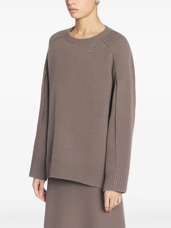 LANVIN Wool-cashmere Oversized Jumper