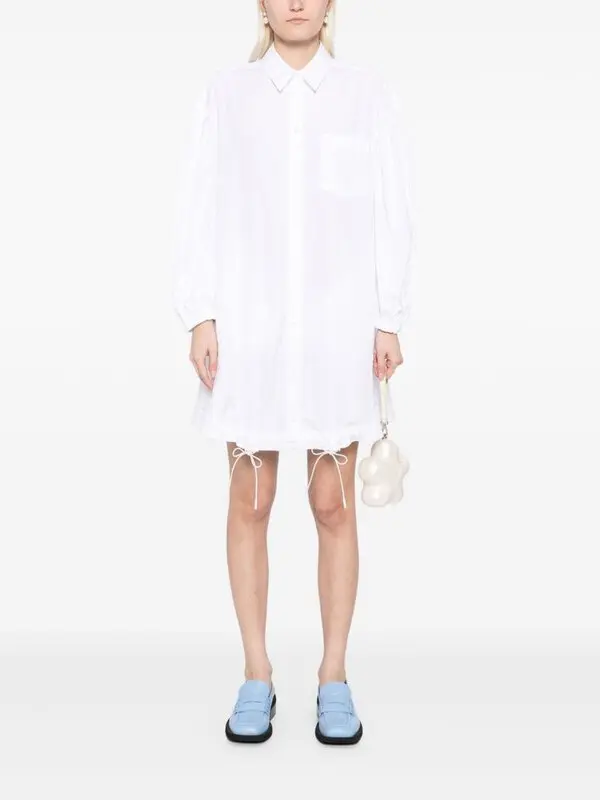 Simone Rocha Button Placket Trapeze Shirt Dress