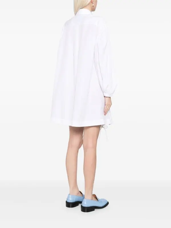 Simone Rocha Button Placket Trapeze Shirt Dress