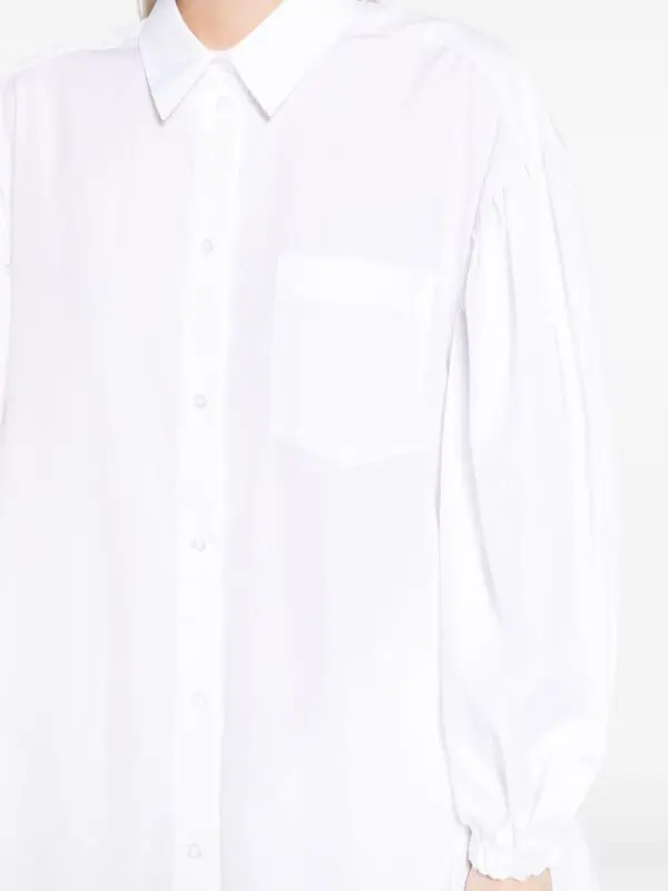 Simone Rocha Button Placket Trapeze Shirt Dress