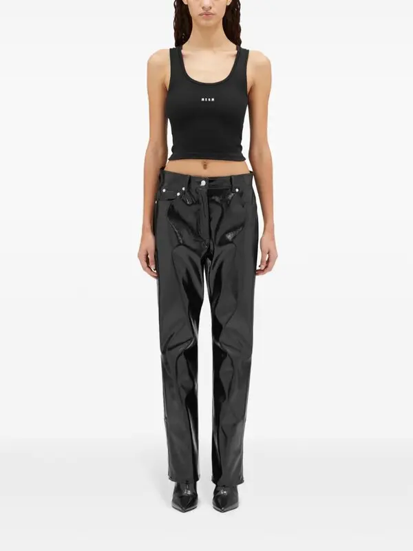 MSGM Drop-crotch Tapered Trousers