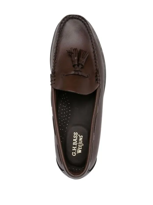 G.H.BASS G.h. Bass & Co. Weejuns Larkin Tassel Loafers - Brown