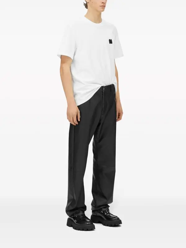 MSGM Logo-appliqué T-shirt - White
