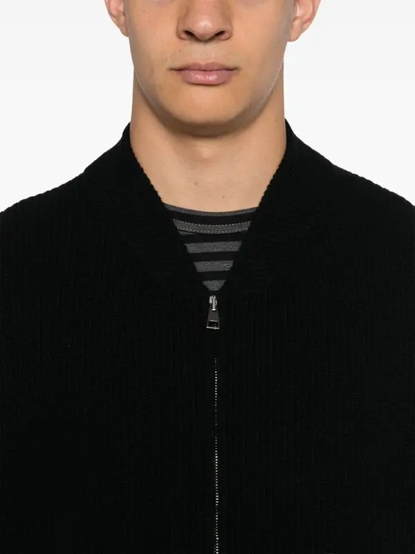 ROBERTO COLLINA Ribbed Knit Cardigan