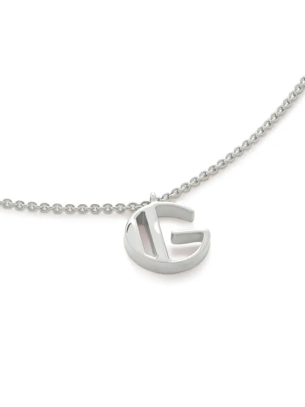 Monica Vinader Alphabet G Pendant Necklace - Silver