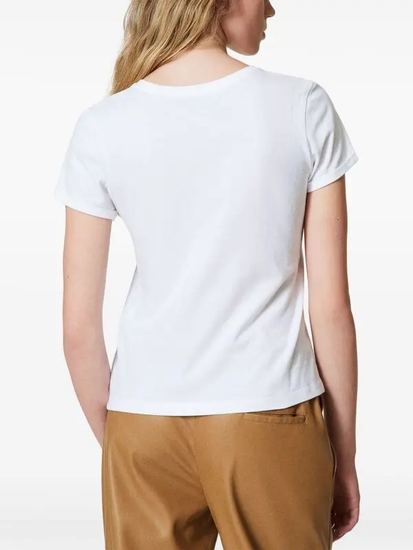 TWINSET Brooch-detail T-shirt