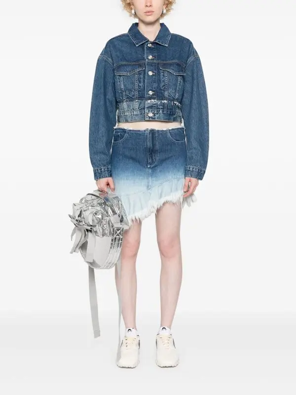 SLVRLAKE Cropped Denim Jacket
