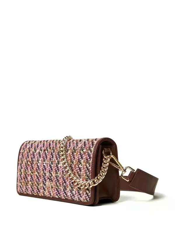 TWINSET Bouclé Shoulder Bag