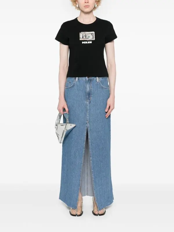 Ksubi Kara Maxi Denim Skirt