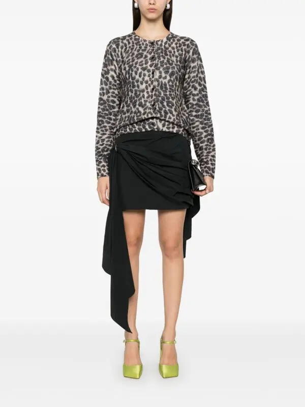 Blumarine Leopard-print Cardigan