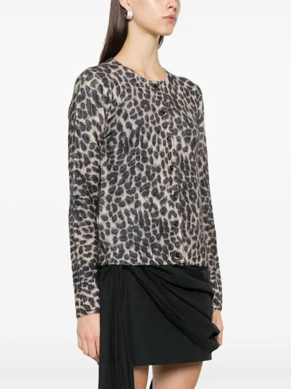 Blumarine Leopard-print Cardigan