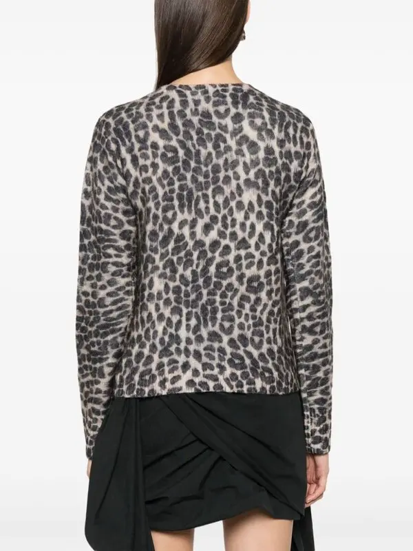 Blumarine Leopard-print Cardigan