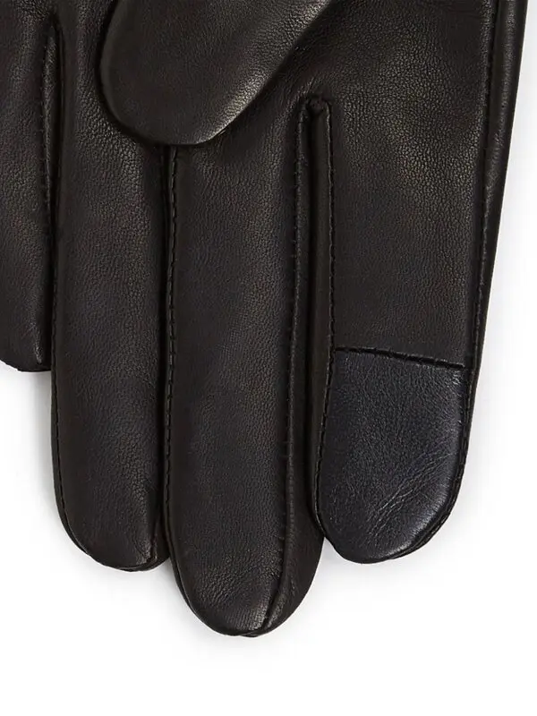 Karl Lagerfeld Kl Studio Bow Gloves - Black