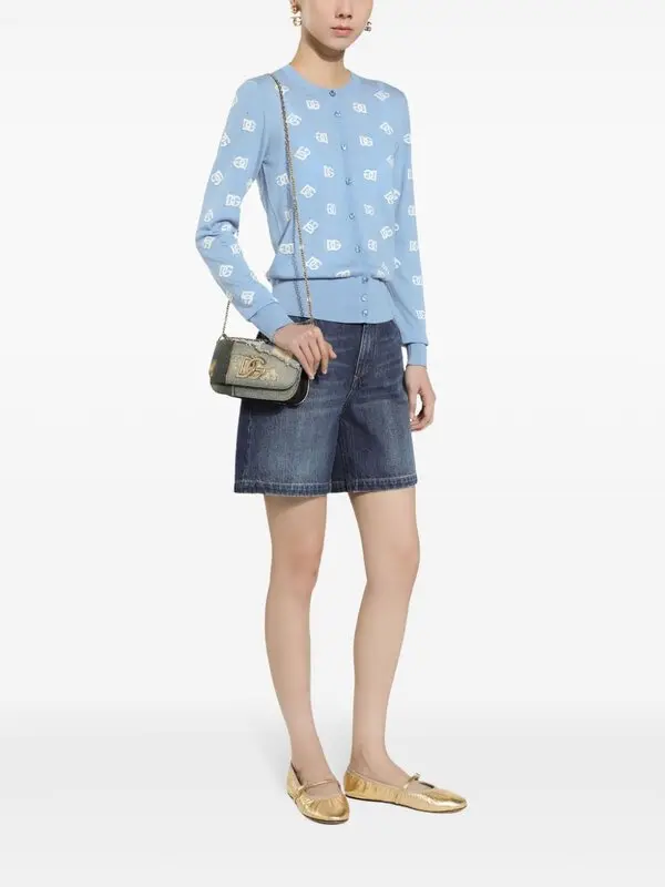 Dolce & Gabbana Dna Logo Print Cardigan