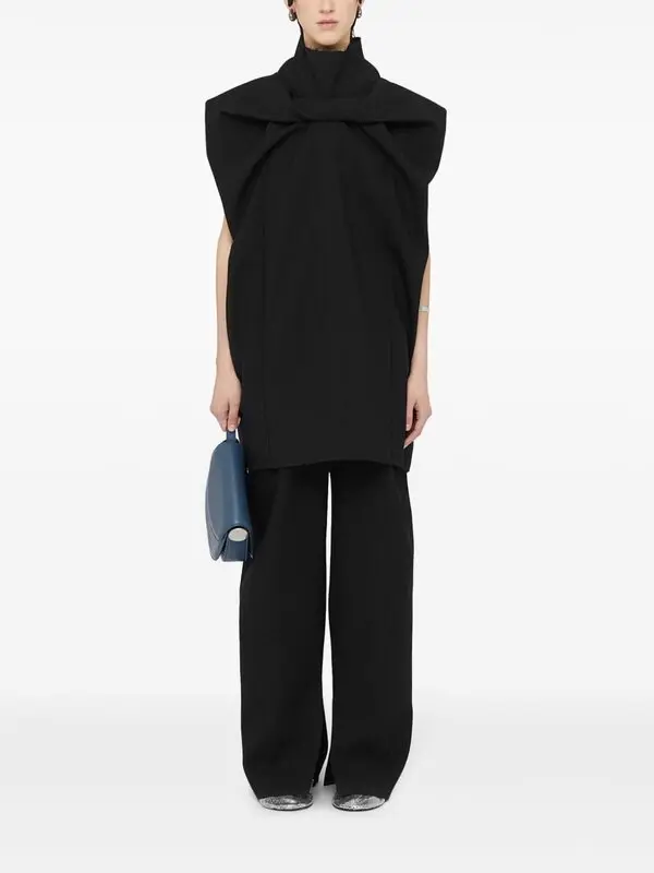 JIL SANDER Sleeveless High-neck Top