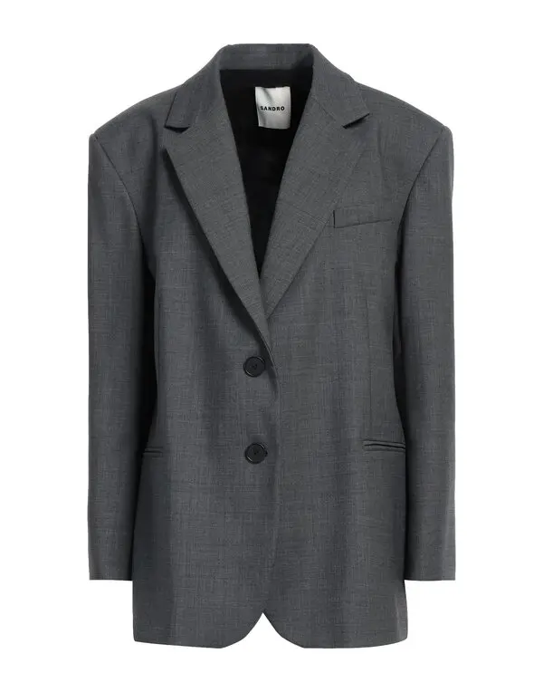 Sandro Single-breasted Lead Blazer