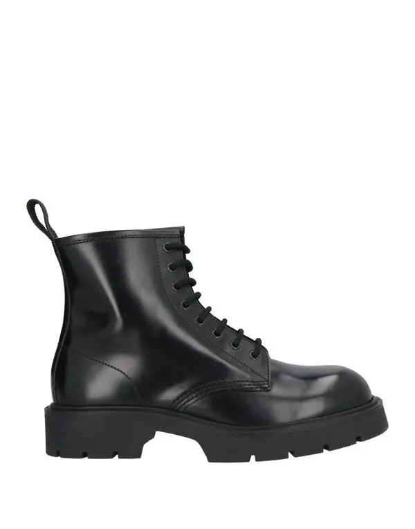 Sandro Leather Combat Ankle Boots