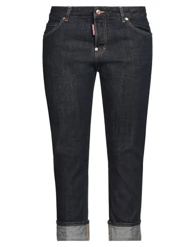 Dsquared2 Straight-leg Jeans With Folded Hem - Blue