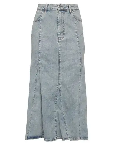 Maje Flared Denim Skirt