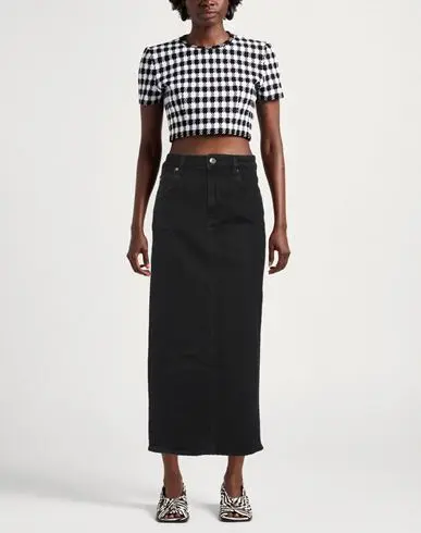 Maje Denim Flared Skirt