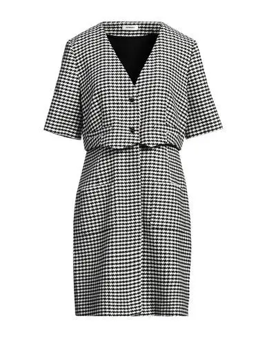 Sandro Mini Houndstooth Tweed Dress