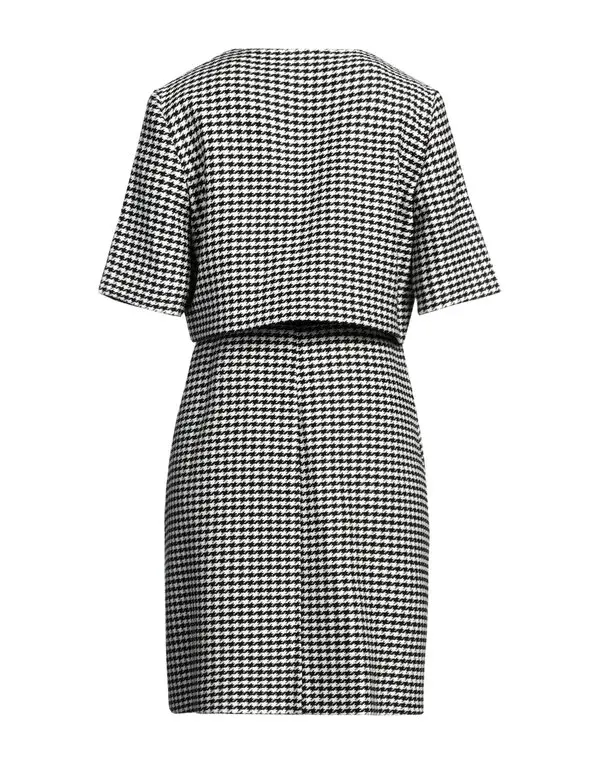 Sandro Mini Houndstooth Tweed Dress