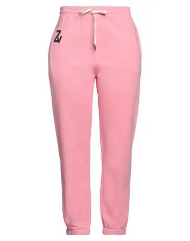 Zadig&Voltaire Cotton Fleece Tapered Leg Pants - Pink