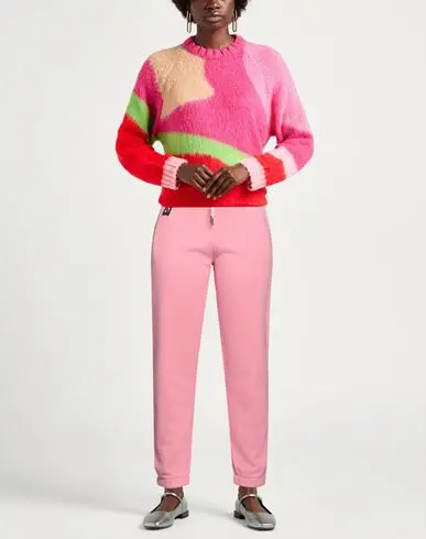 Zadig&Voltaire Cotton Fleece Tapered Leg Pants - Pink
