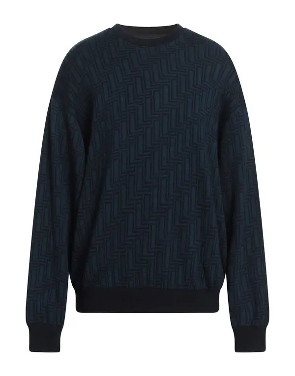 LARDINI Crewneck Sweater - Blue