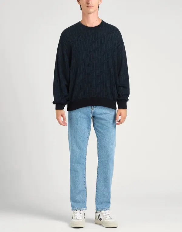 LARDINI Crewneck Sweater - Blue