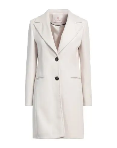 WHITE WISE Coat Camel Size Polyester, Viscose