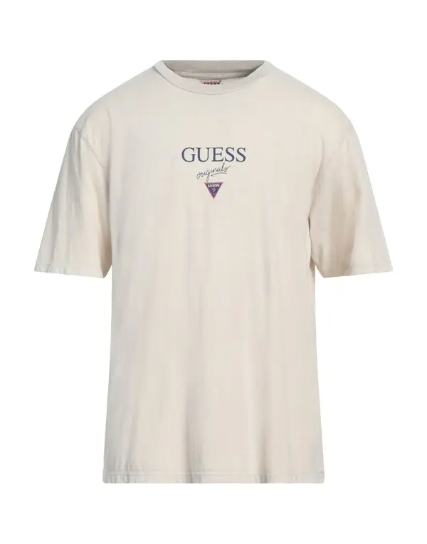 Guess T-shirt Size Cotton - Beige